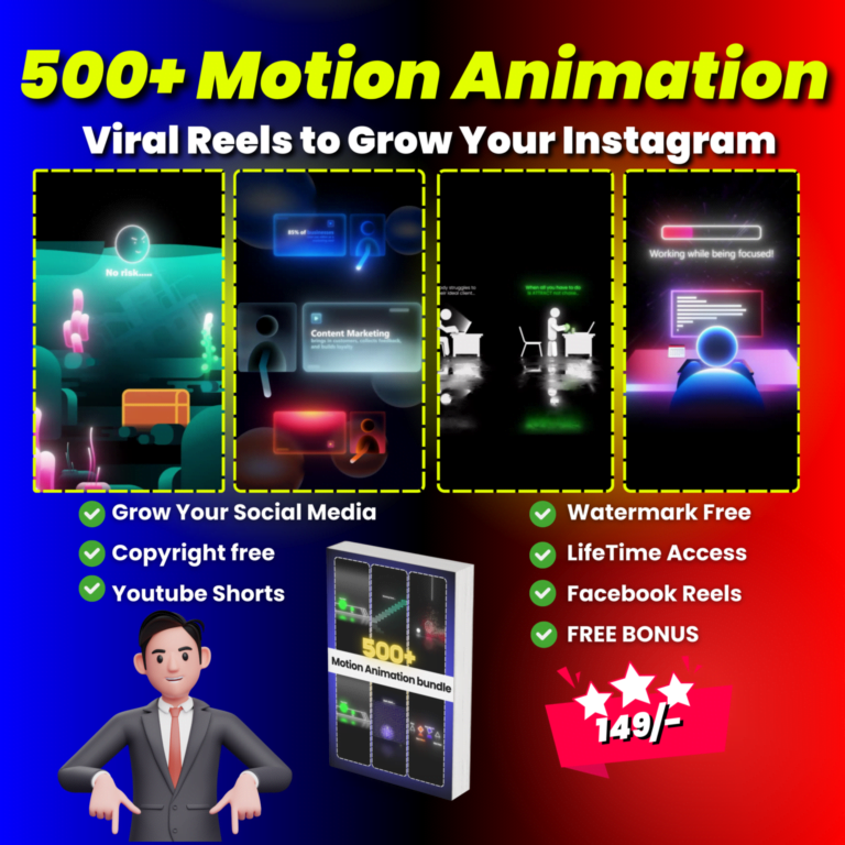 1500+ Motion Animation Reels Bundle - Vampirepath.com